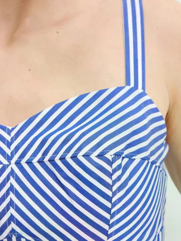 Guess Striped Corset-style Top