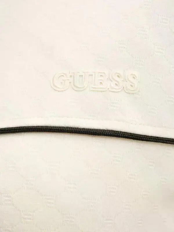 Guess Logo Embroidered Piping Sweatshirt
