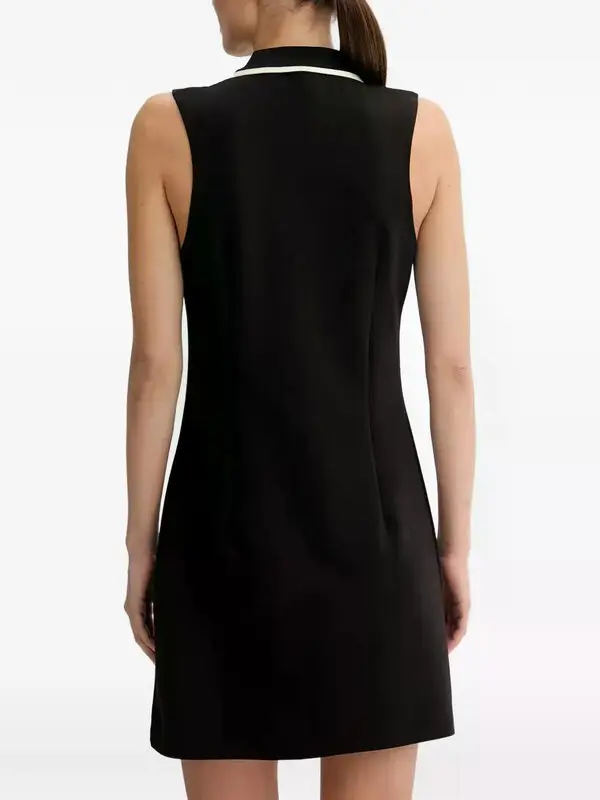 Guess Logo Plaque Sleeveless Mini Dress