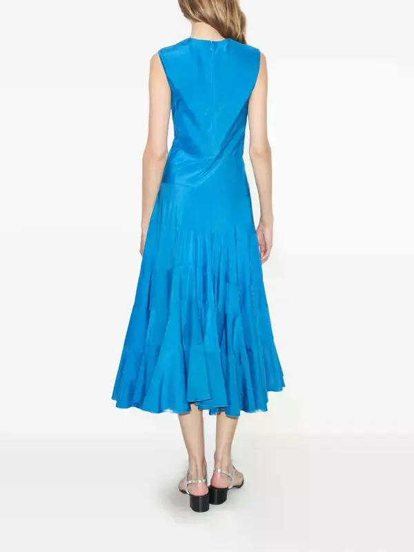 Tory Burch Flared Cotton Silk Dress