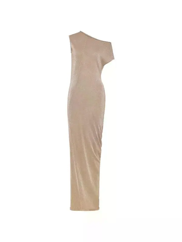 MAISON MARGIELA Shimmer-knit Draped Maxi Dress