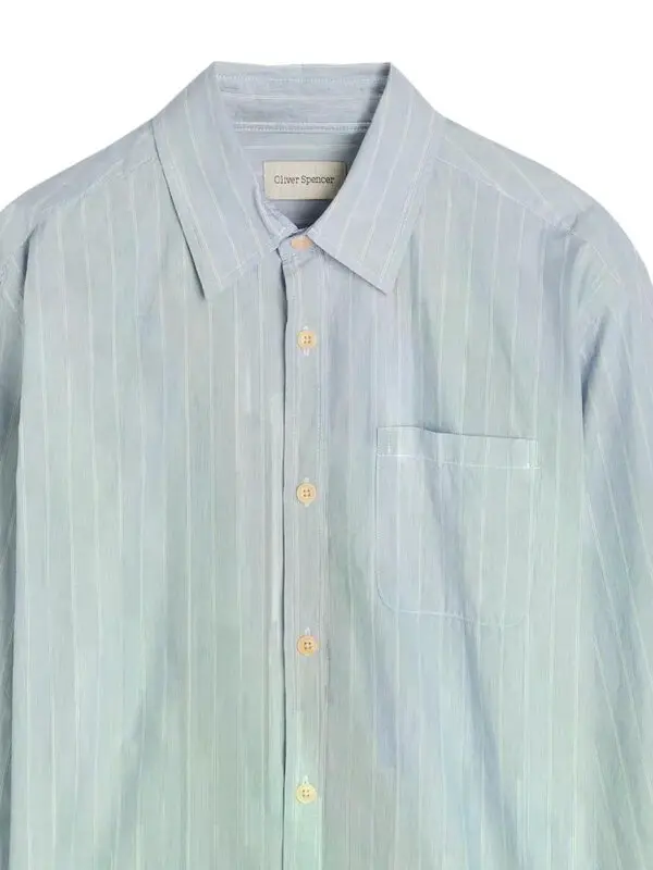 Oliver Peoples Striped-print Chest-pocket Shirt