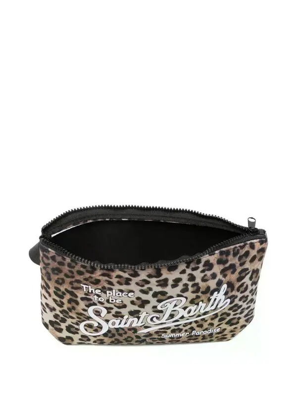 MC2 SAINT BARTH Leopard-print Clutch Bag
