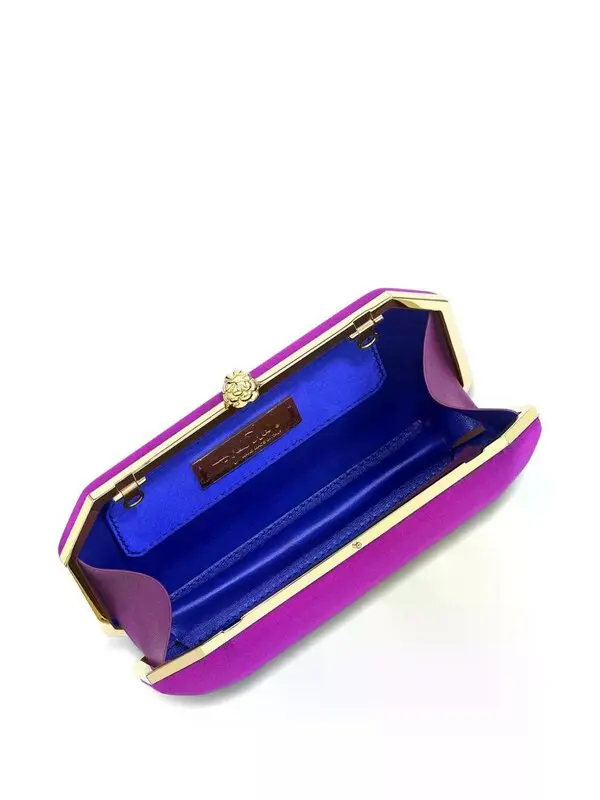 Tyler Ellis Small Perry Satin Clutch Bag