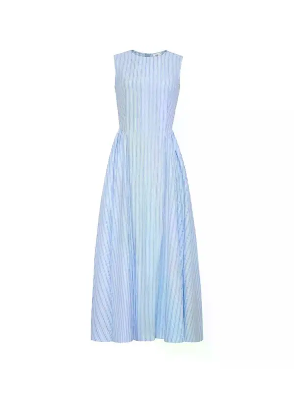 Adam Lippes Aliena Striped Maxi Dress