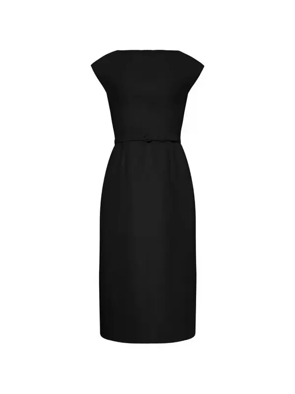 Adam Lippes Adeleine Belted Midi Dress