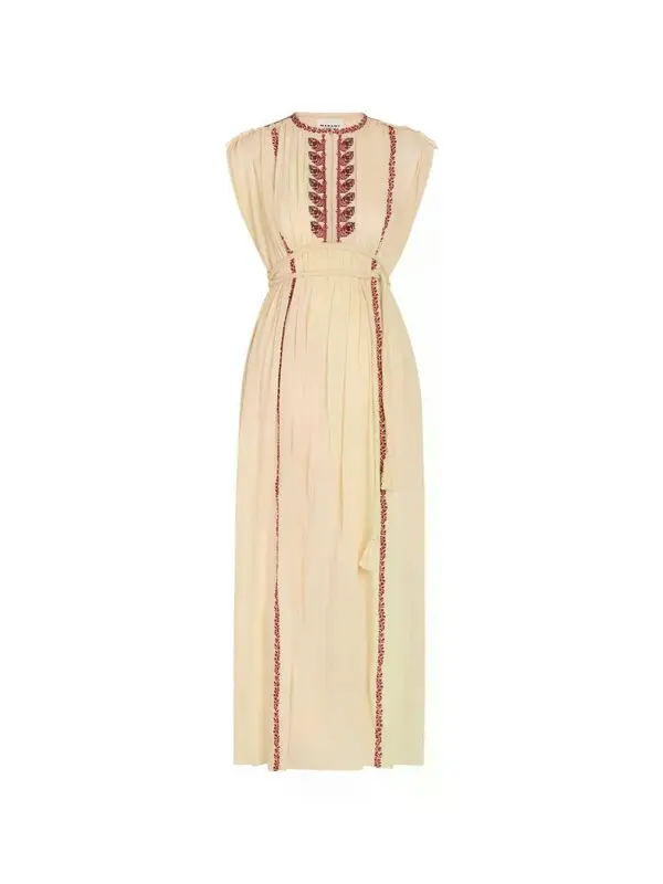 MARANT ETOILE Etoile Embroidered Maxi Dress