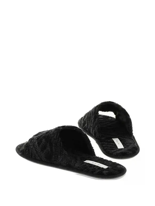 THE ROW Frances Silk Terry Slippers