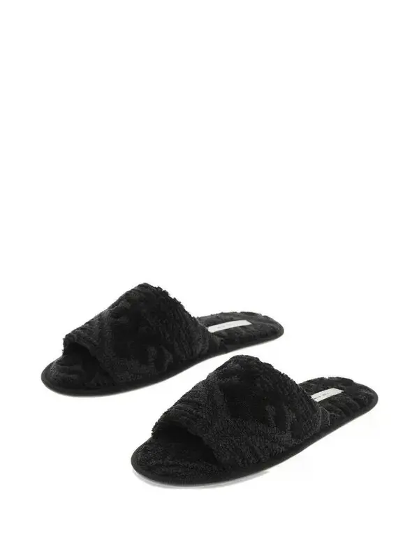 THE ROW Frances Silk Terry Slippers