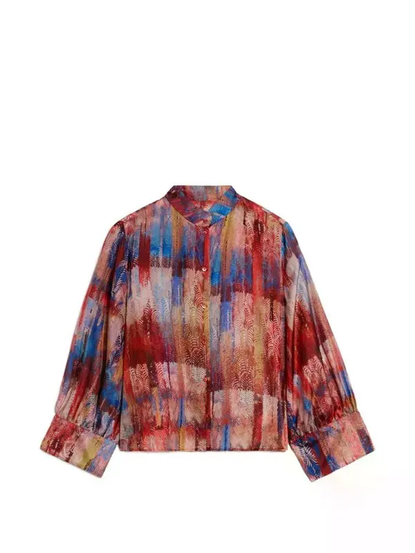 Momoni Printed Silk Shirt