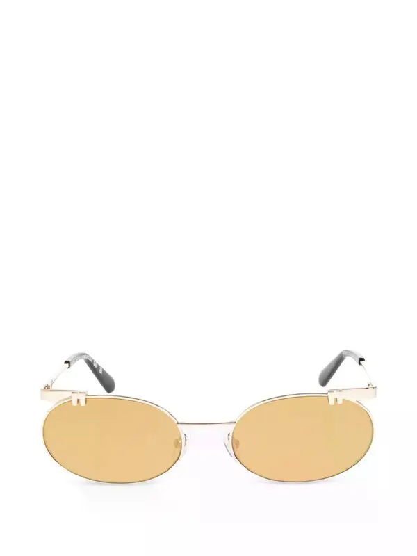Off-White Oval Frame Sunglasses