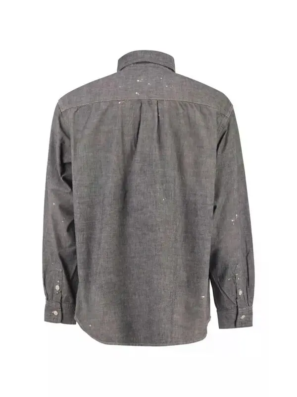 Carhartt Work In Progress Paint-splatter Chambray-look Shirt