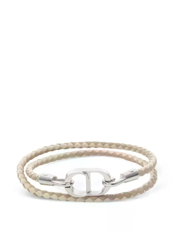 Dior Cd Icon Braided Bracelet - Neutrals
