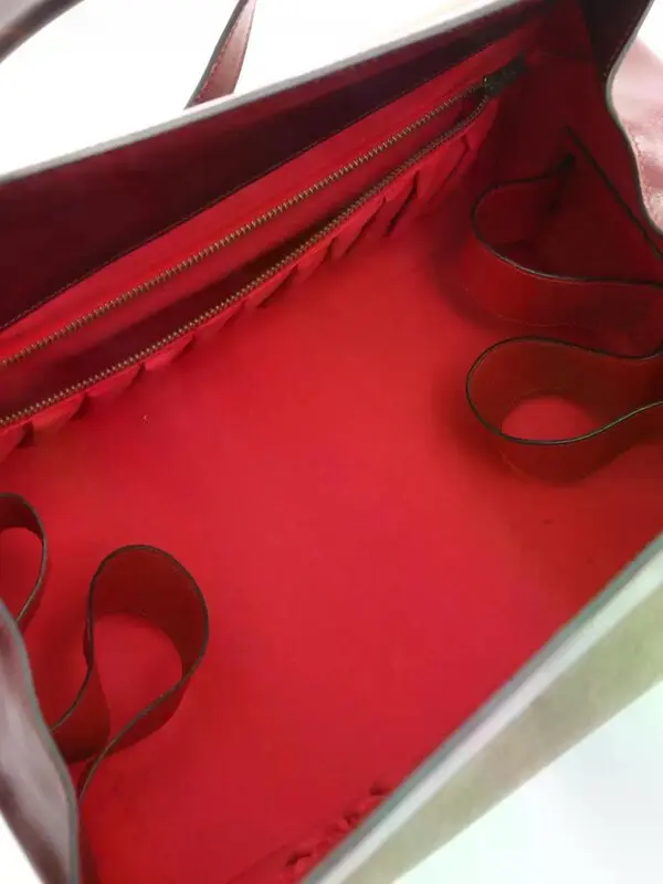 Hermès 1979 Cosmos Rouge Ash Tote Bag