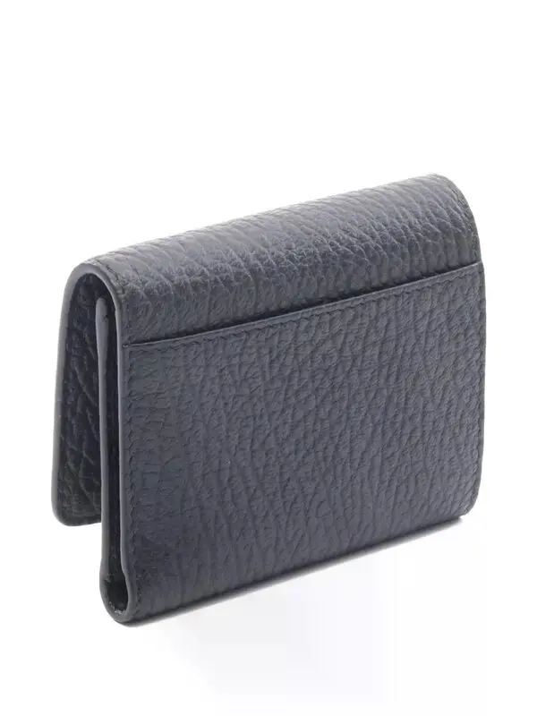 MAISON MARGIELA 2020s Tri-fold Leather Wallet - Black