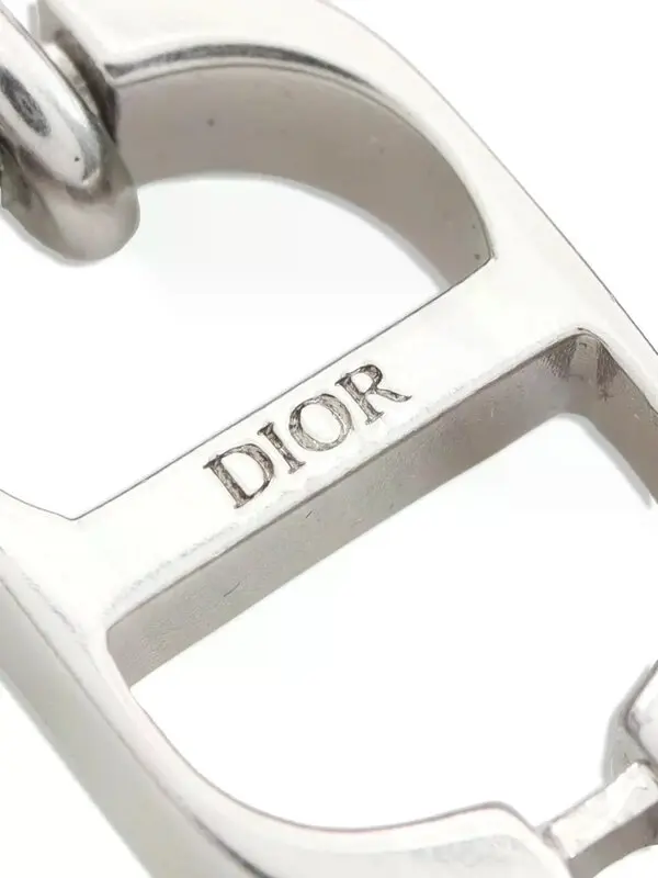 Dior Cd Icon Braided Bracelet - Silver