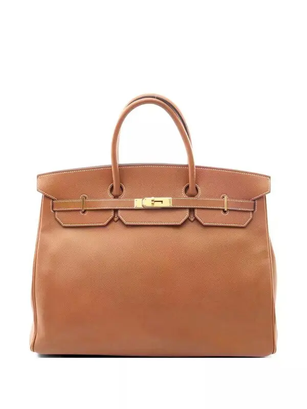 Hermès 1996 40 Birkin Handbag - Brown