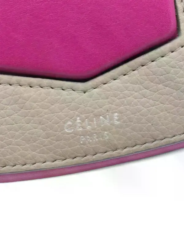 Celine Trotteur Bicolor Shoulder Bag - Grey