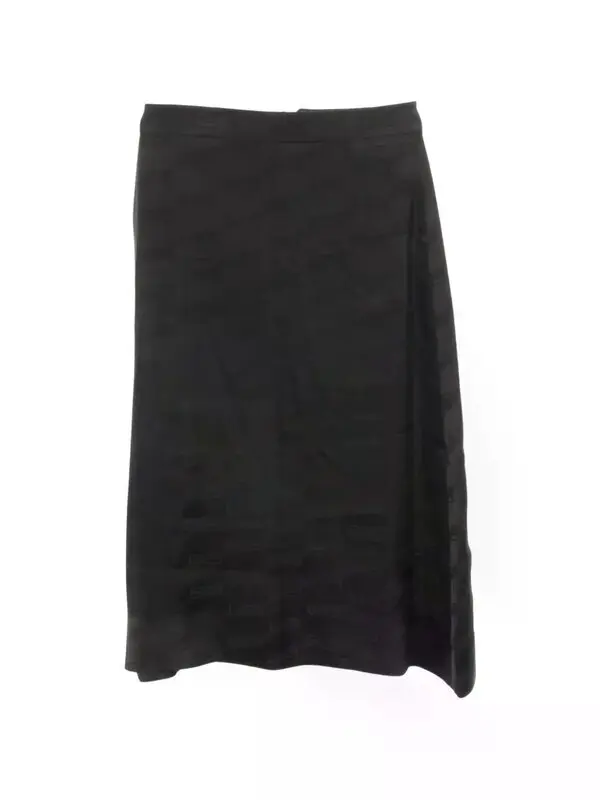 Balenciaga Bb Logo Jacquard Satin Skirt