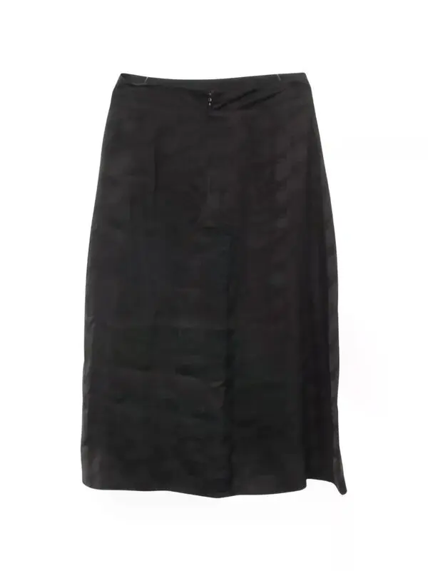 Balenciaga Bb Logo Jacquard Satin Skirt