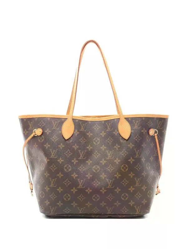LOUIS VUITTON Monogram Canvas Neverfull Mm Tote Bag - Brown