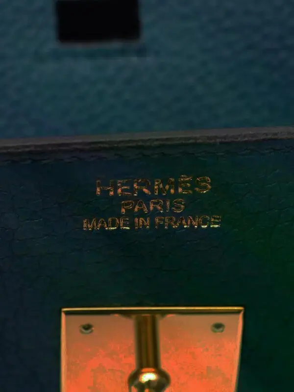 Hermès 35 Birkin Tote Bag - Blue