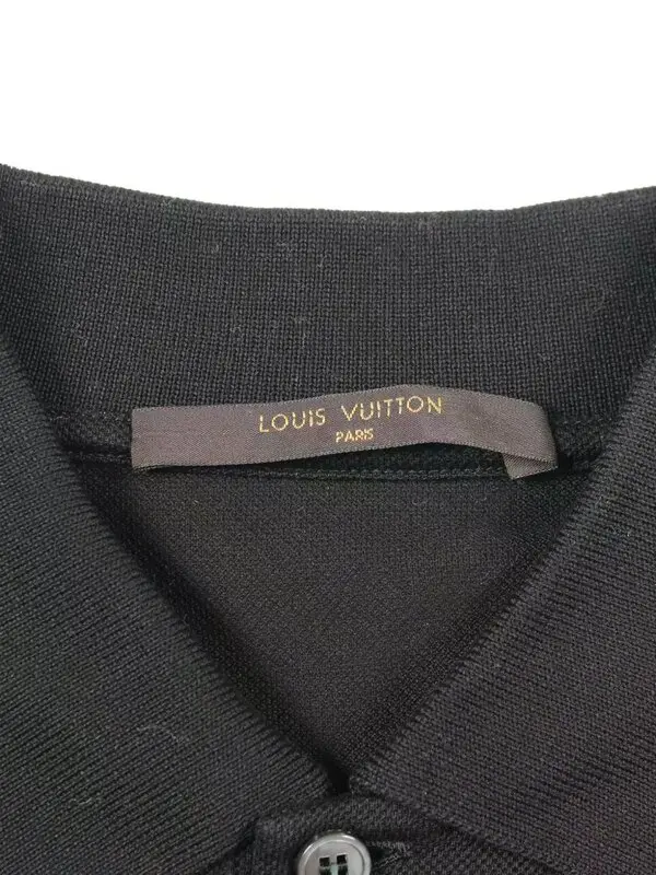 LOUIS VUITTON 2010s Circle Embroidered Polo Shirt