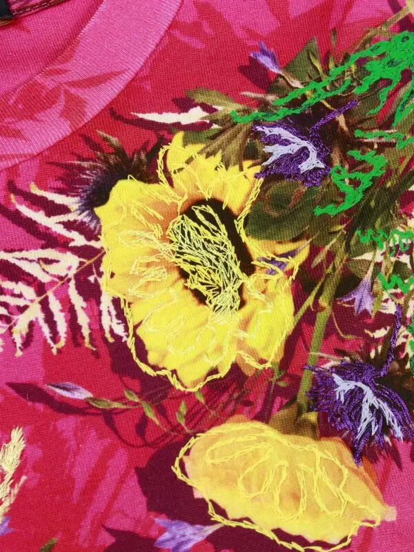 LOUIS VUITTON 2010s Floral-print T-shirt