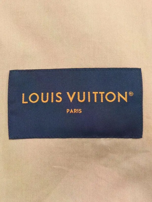 LOUIS VUITTON Damier Check No-collar Jacket