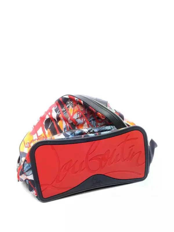 CHRISTIAN LOUBOUTIN Graffiti Print Backpack