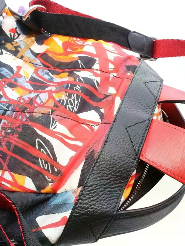 CHRISTIAN LOUBOUTIN Graffiti Print Backpack
