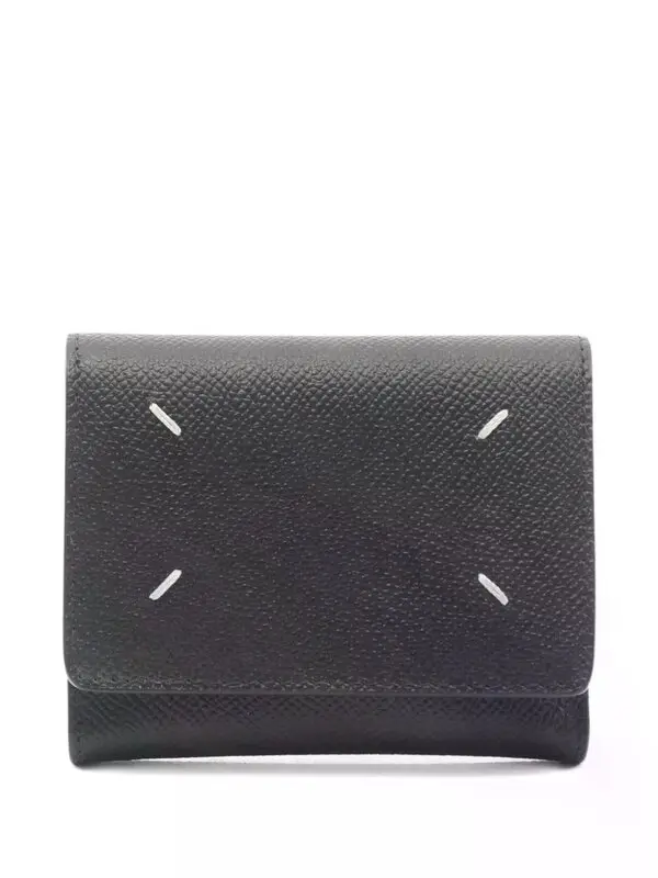 MAISON MARGIELA Four Stitches Trifold Wallet - Black