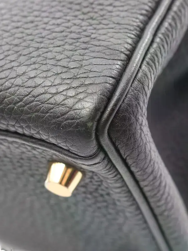 Hermès 2017 32 Kelly Leather Handbag - Black