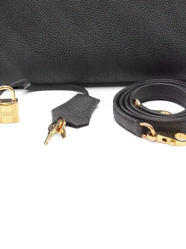 Hermès 2017 32 Kelly Leather Handbag - Black