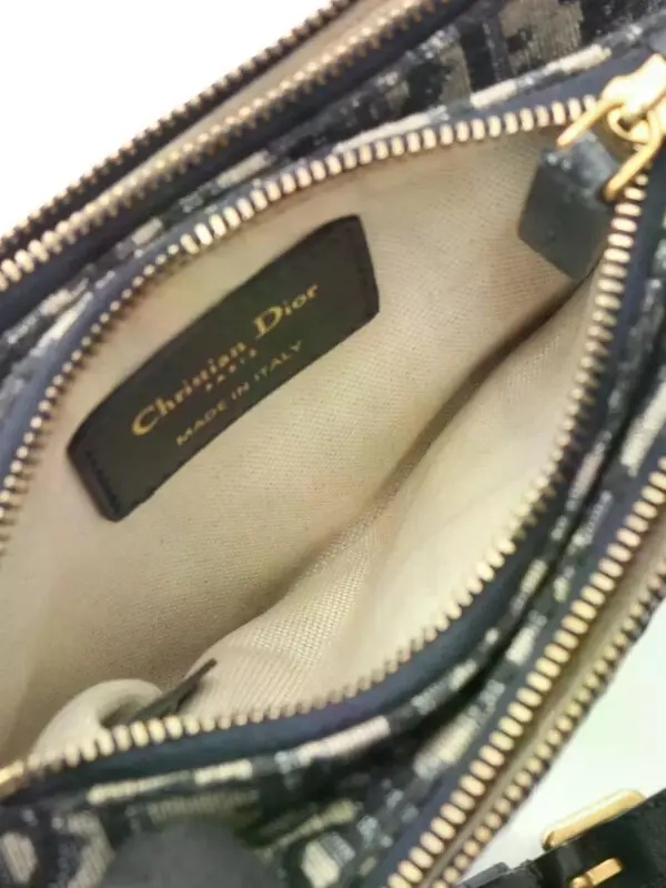 Dior Monogram Saddle Rodeo Crossbody Bag - Blue