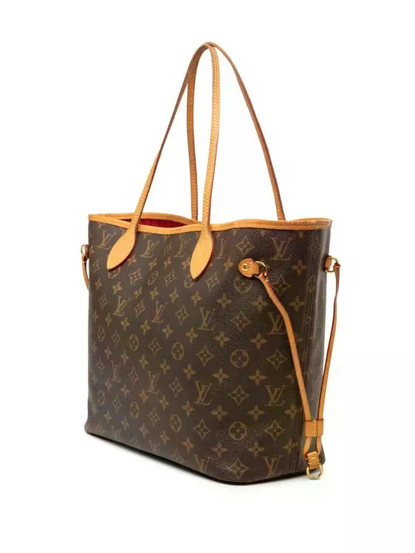 LOUIS VUITTON Monogram Neverfull Mm Tote Bag - Brown