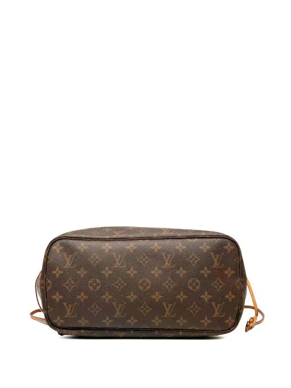 LOUIS VUITTON Monogram Neverfull Mm Tote Bag - Brown