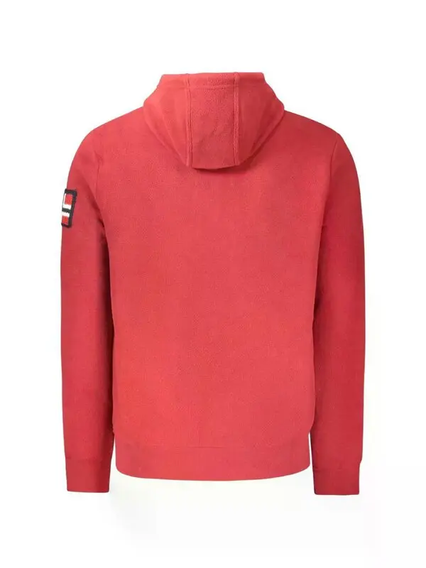 NORWAY 1963 Fleece-texture Logo-patch Hoodie