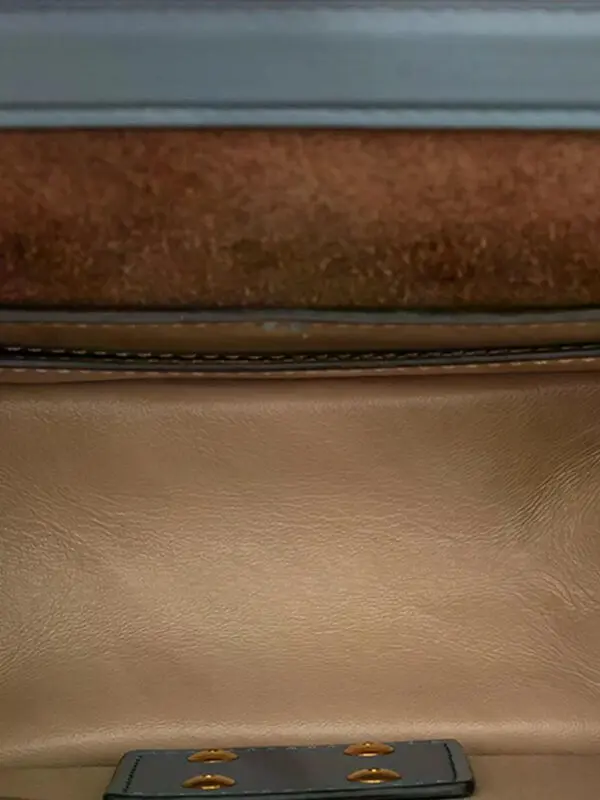 Fendi Kan U Small Leather Chain Shoulder Bag