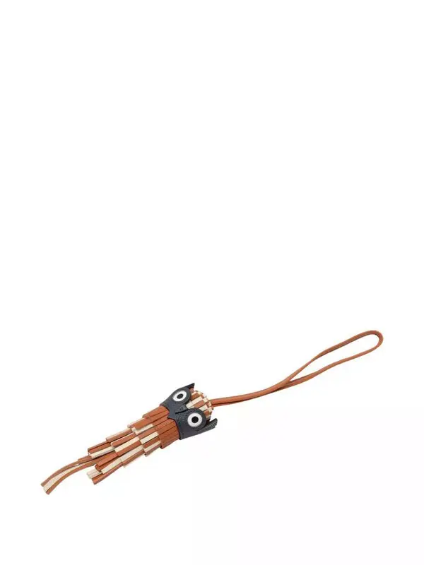 Hermès Chouette Owl Bag Charm Keychain - Brown