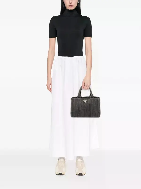 Prada Canapa Satchel - Grey