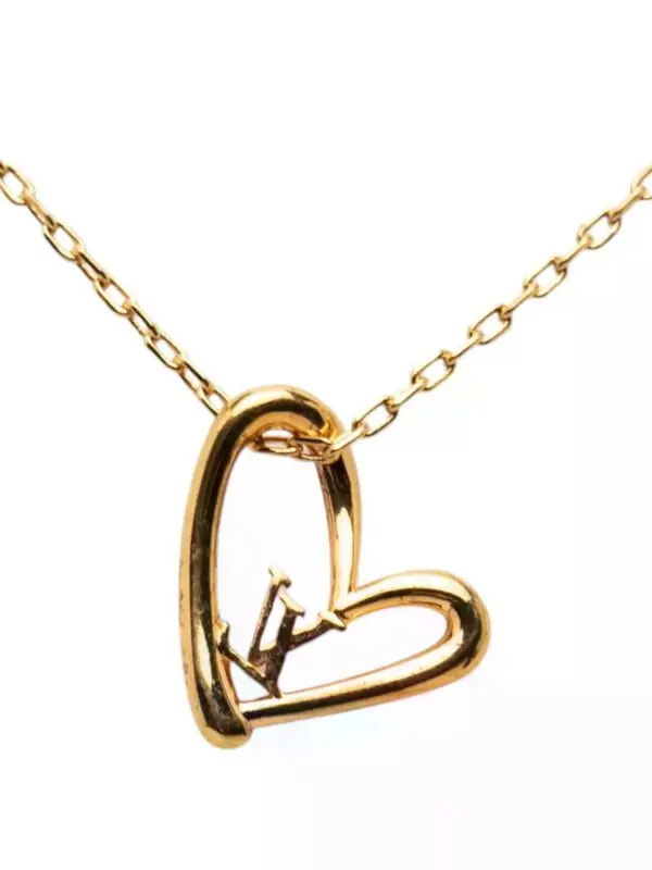 LOUIS VUITTON Fall In Love Pendant Necklace - Gold