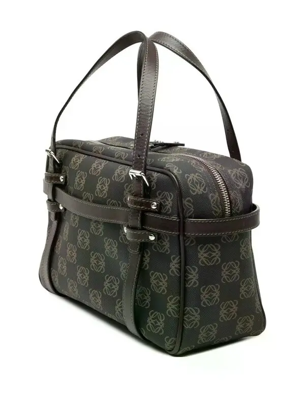 Loewe Anagram Coated Canvas Handbag - Brown