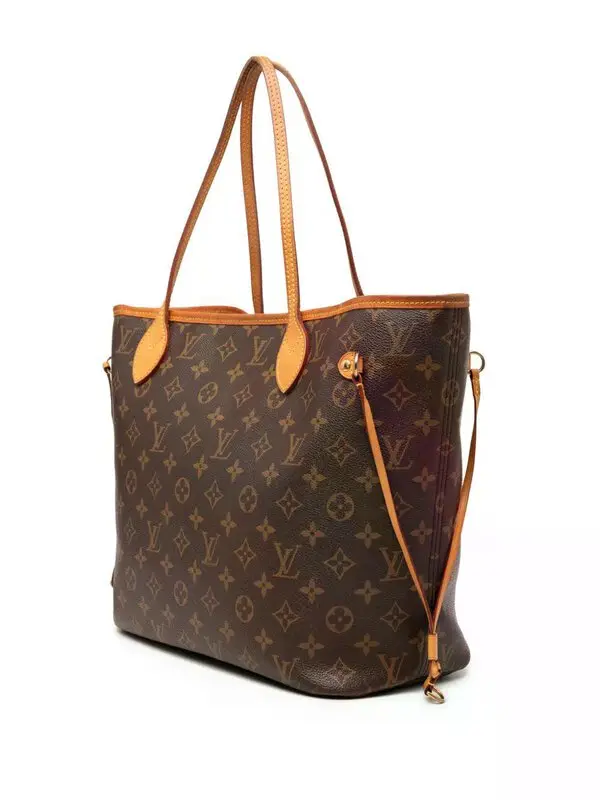 LOUIS VUITTON Monogram Neverfull Mm Tote Bag - Brown
