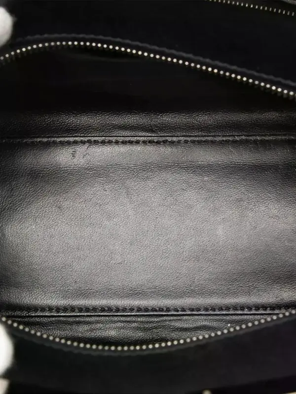 Fendi Calfskin Studded Geometric 3jours Satchel