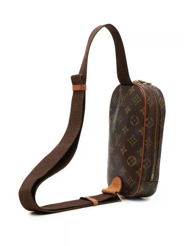 LOUIS VUITTON Monogram Gange Pochette Crossbody Bag - Brown