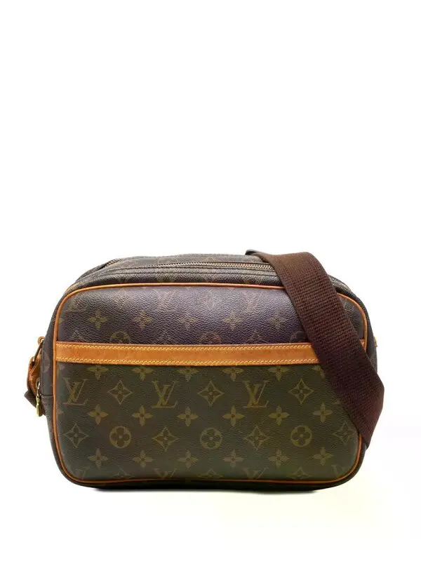LOUIS VUITTON Monogram Reporter Pm Crossbody Bag - Brown