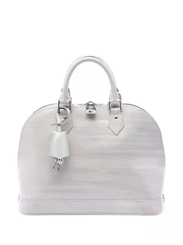 LOUIS VUITTON Epi Alma Pm Satchel - Grey