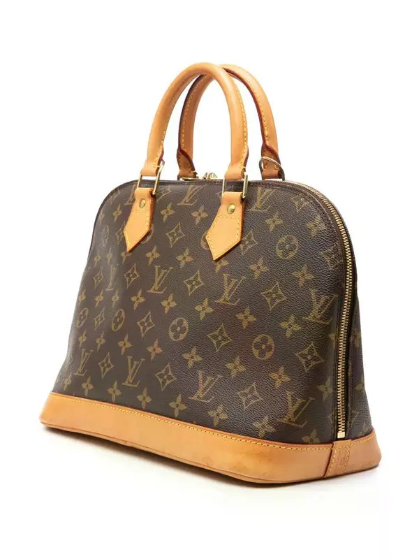 LOUIS VUITTON Monogram Alma Pm Handbag - Brown