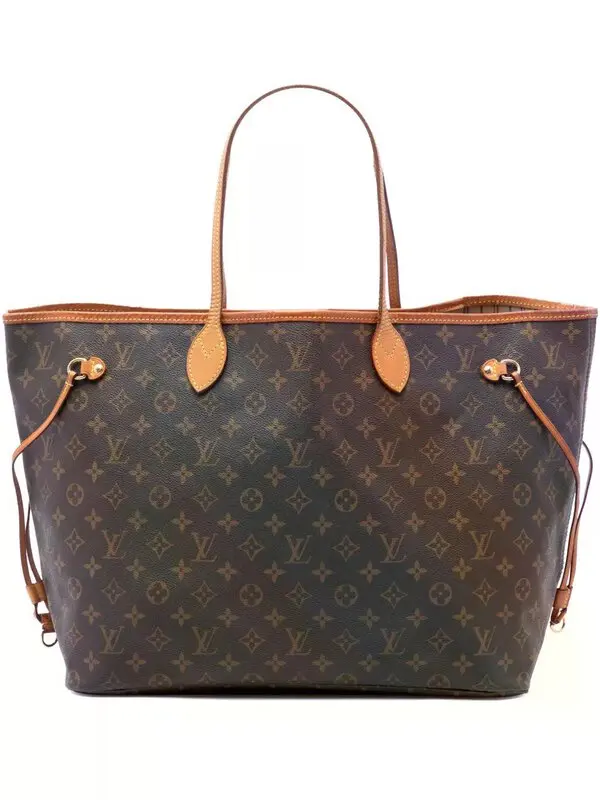 LOUIS VUITTON Monogram Neverfull Gm Tote Bag - Brown